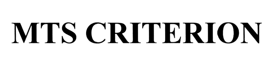 Торговая марка №443432 – CRITERION MTS CRITERION: владелец торгового ...