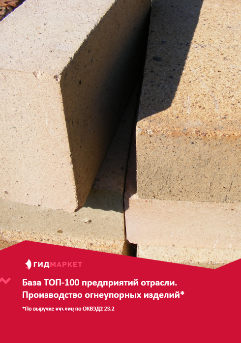 Крупнейшие предприятия отрасли База ТОП 100 Производство огнеупорных